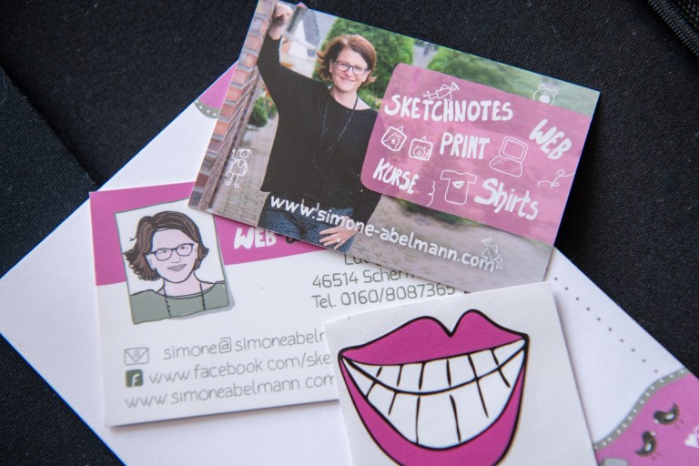 Sketchnotes – live › Simone Abelmann - Funny Sketchnotes & Doodling