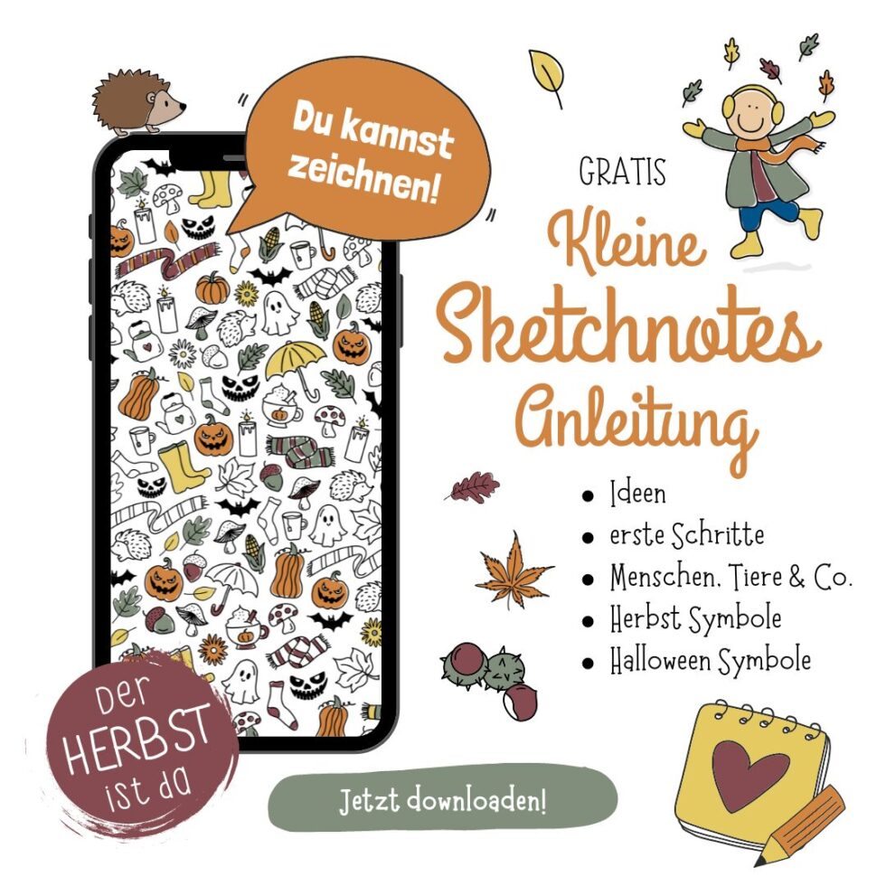 Herbst-Sketchnotes Anleitung - Simone Abelmann - Funny Sketchnotes ...